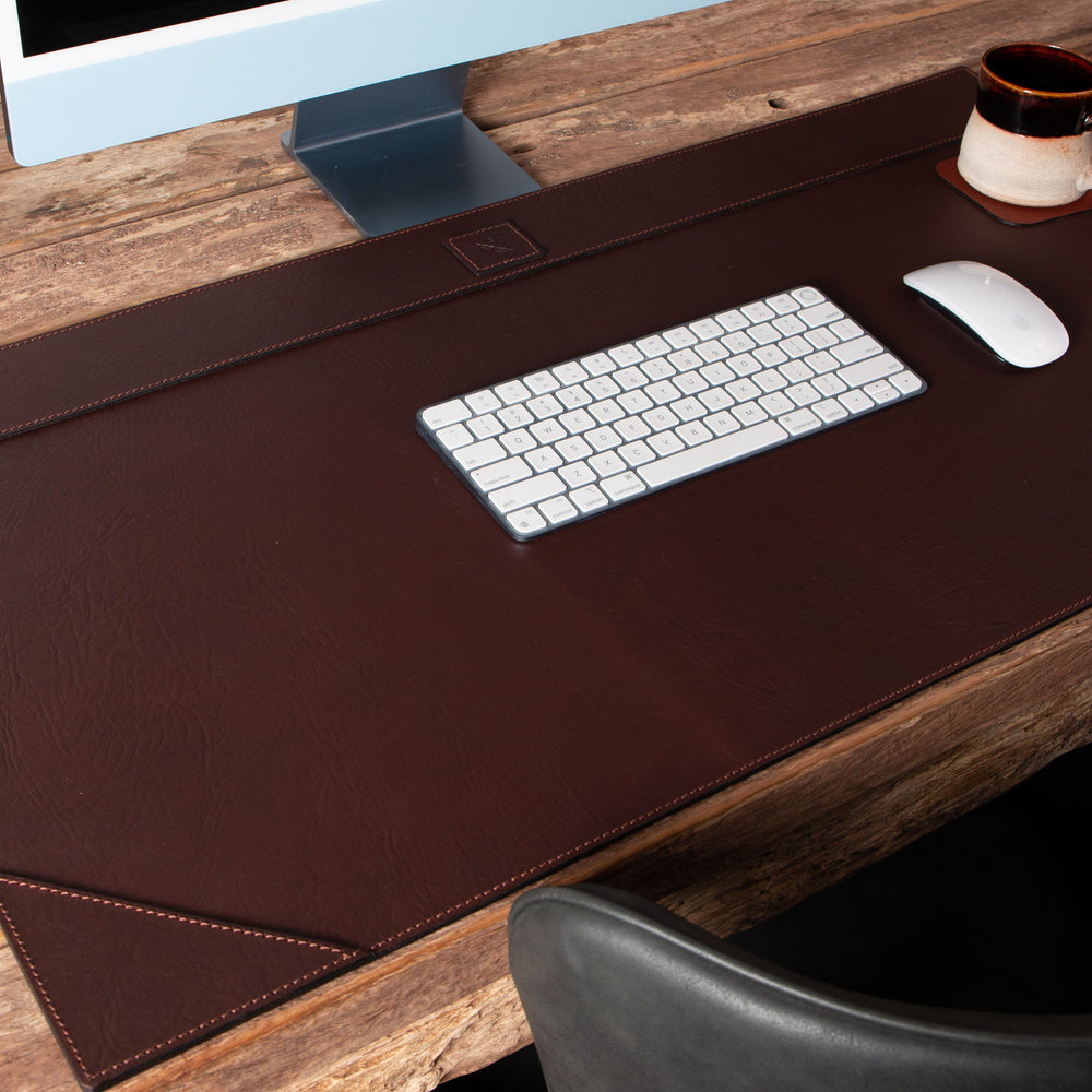 Genuine Leather Desk Pad Large