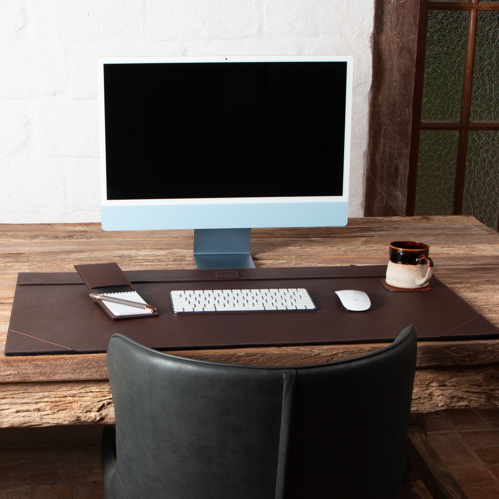 Genuine Leather Desk Pad Large